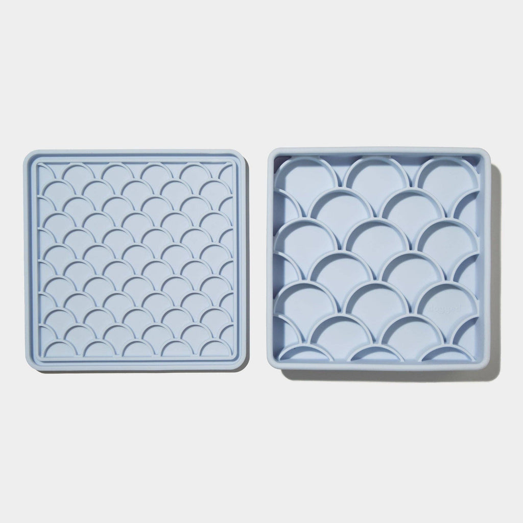 Dogged 3-in-1 Fish Scale Slow Feeder Bowl - Sky – Henlo Pets